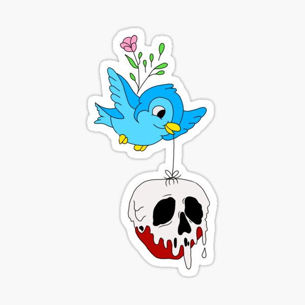 "poison apple" Sticker for Sale by chloereneex | Redbubble