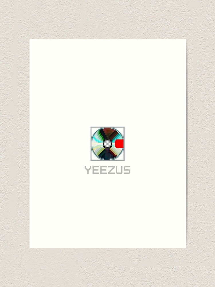 Yeezus Album Cover Square Yeezus" By Kanye West | Soundwave Art Poster