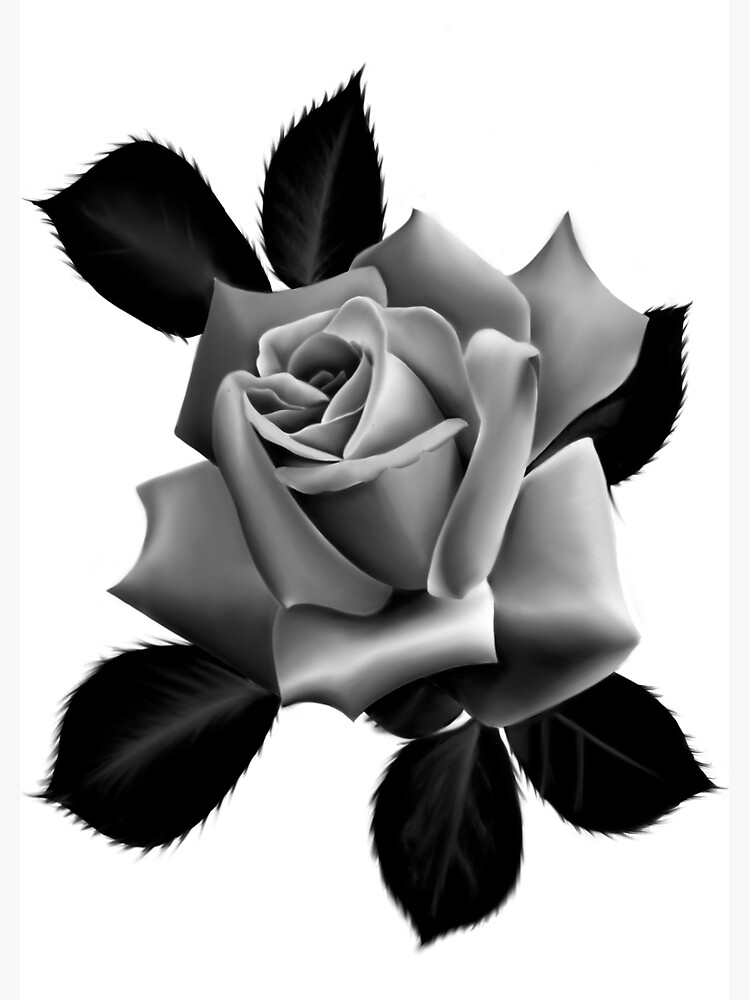 "Realism rose " Poster for Sale by Ellarosetattoo | Redbubble
