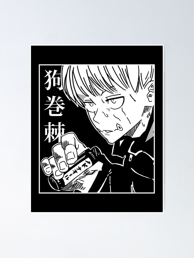 "Toge Inumaki Jjk" Poster for Sale by Mangamoon | Redbubble