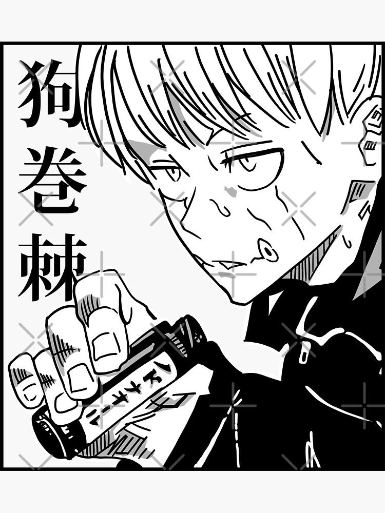 "Toge Inumaki Jjk" Sticker by Mangamoon | Redbubble