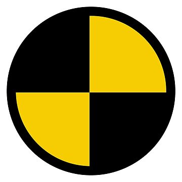 "Crash Test Dummy Symbol " Sticker for Sale by Gubbinz | Redbubble