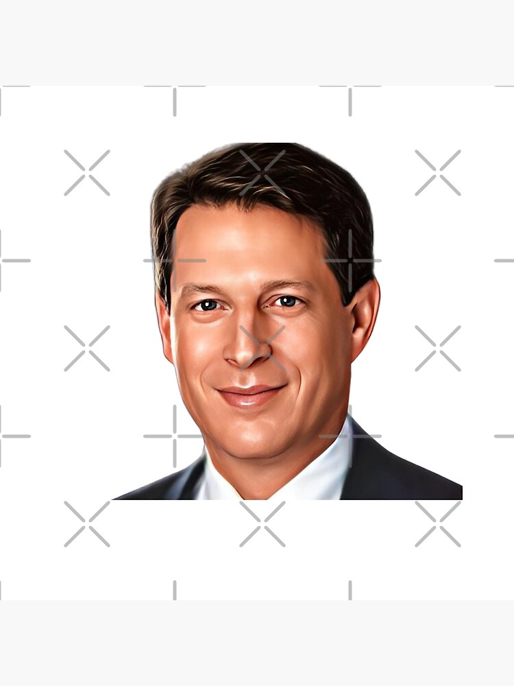 "Vice President Al Gore Illustration Sticker | Al Gore Appreciation ...