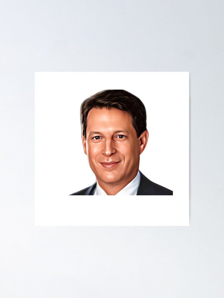"Vice President Al Gore Illustration Sticker | Al Gore Appreciation ...