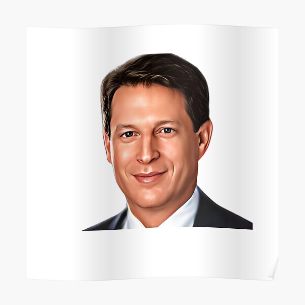 "Vice President Al Gore Illustration Sticker | Al Gore Appreciation ...