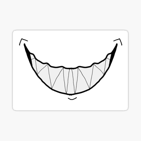 "Evil Smile" Sticker by Adromedaa1 | Redbubble