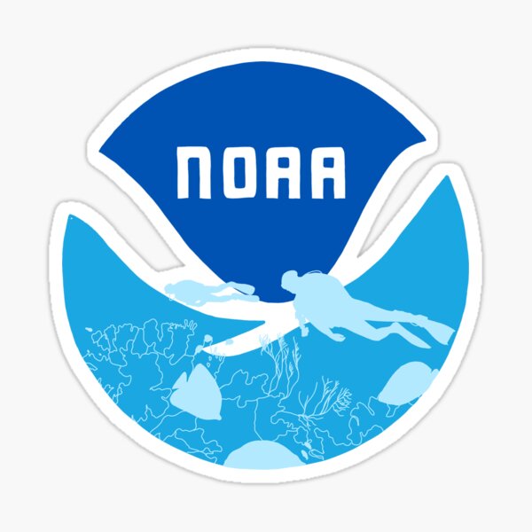 "NOAA" Sticker for Sale by Making-Waves | Redbubble