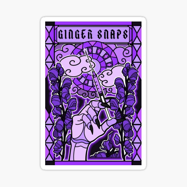 "Ginger Snaps – Movie Poster" Sticker by rockymoon | Redbubble