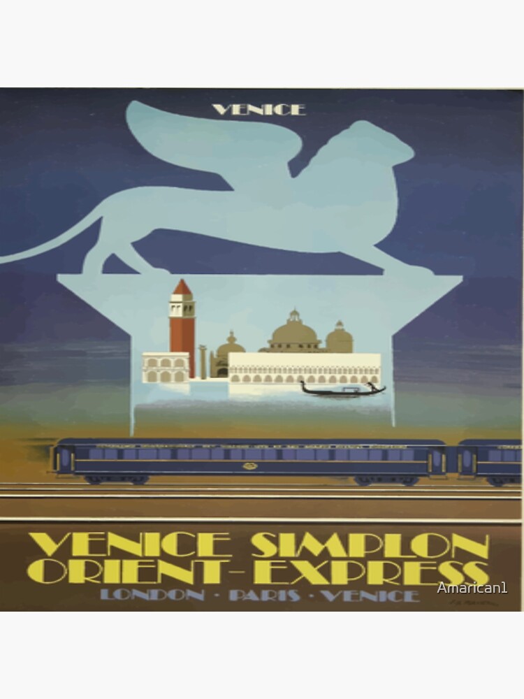 "Venice Simplon Orient Express" Sticker by Amarican1 | Redbubble