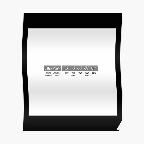 "airflow controls" Poster for Sale by HungNinhFtr | Redbubble