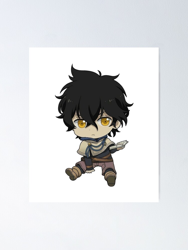 "Black Clover Yuno Chibi" Poster for Sale by Banhmi1003 | Redbubble