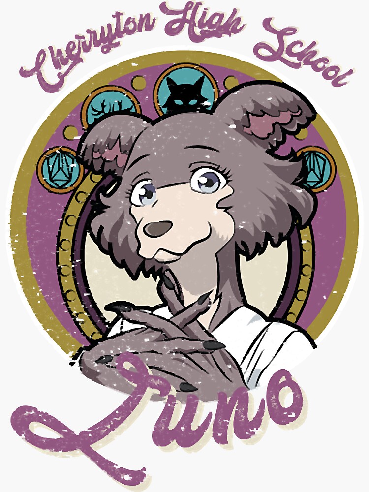 "BEASTARS 2 JUNO (GRUNGE STYLE) " Sticker by AnnetteFlo7618 | Redbubble
