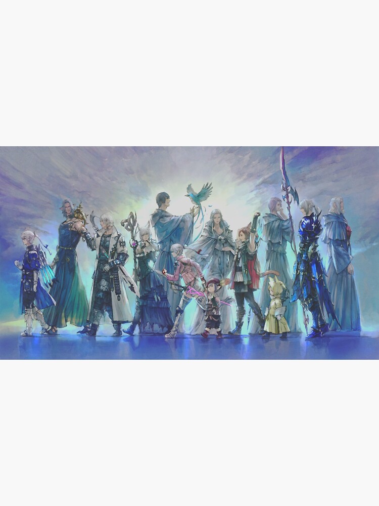 "Final Fantasy XIV Endwalker Poster" Sticker for Sale by Ciaranvevo ...