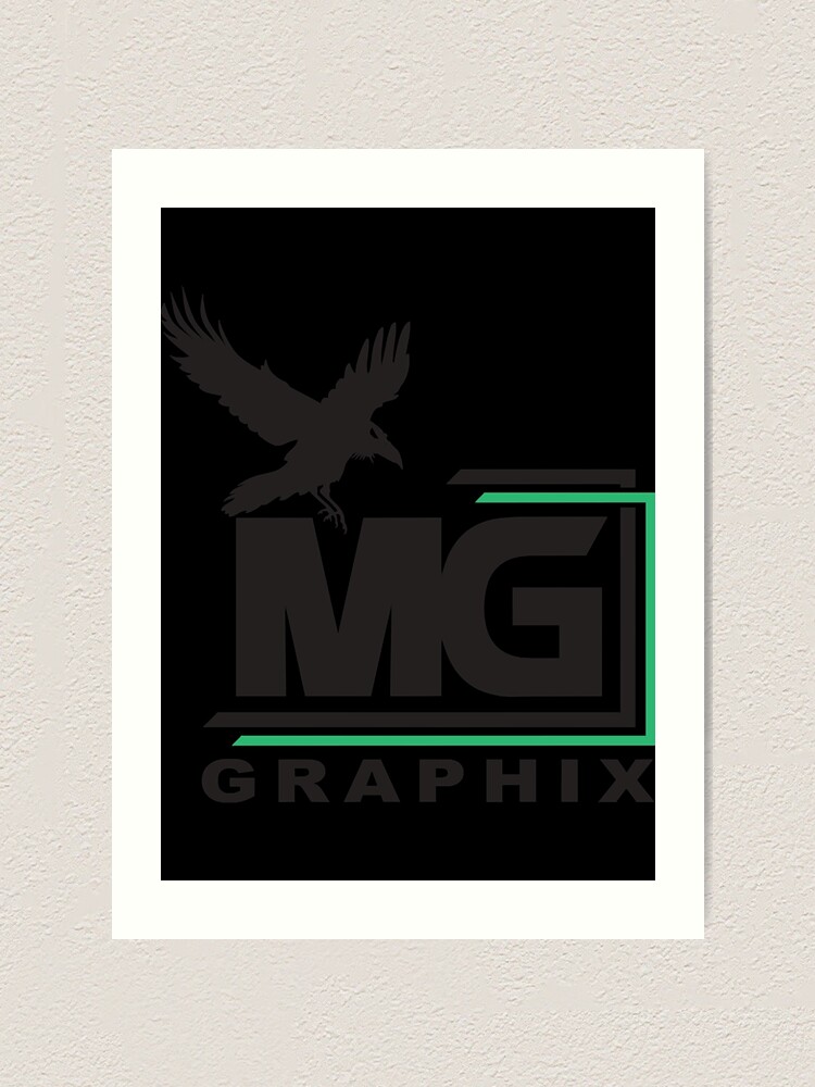 "Myth Graphix Logo " Art Print for Sale by KrystalWil6140 | Redbubble