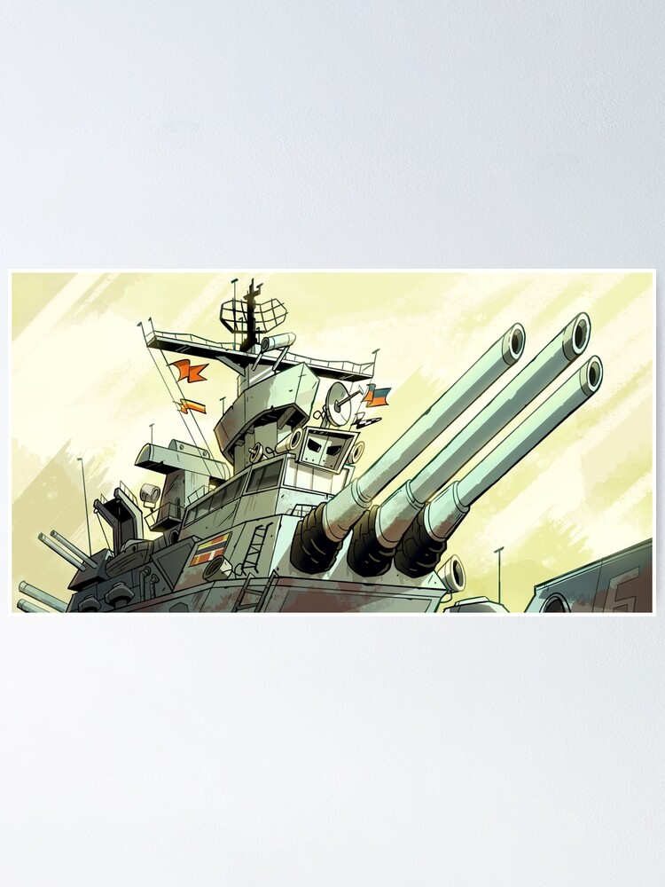 "USS Iowa" Poster for Sale by BrentNoll | Redbubble