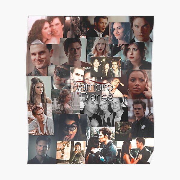 "TVD Photo Collage" Poster for Sale by Jess-16 | Redbubble