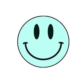 "mint happy face" Sticker for Sale by EMXEdesigns | Redbubble