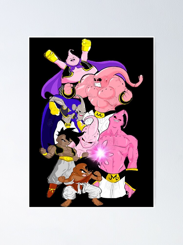 "Majin Buu " Poster for Sale by AnthonyMor9460 | Redbubble