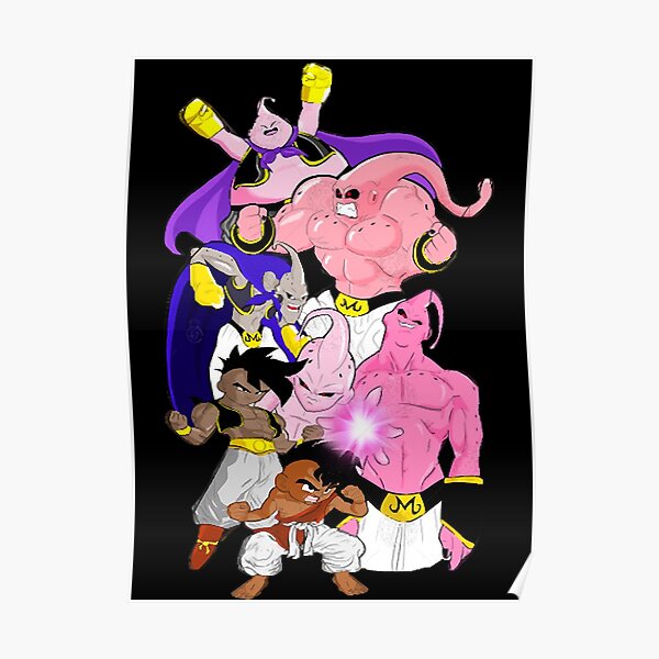 "Majin Buu " Poster for Sale by AnthonyMor9460 | Redbubble