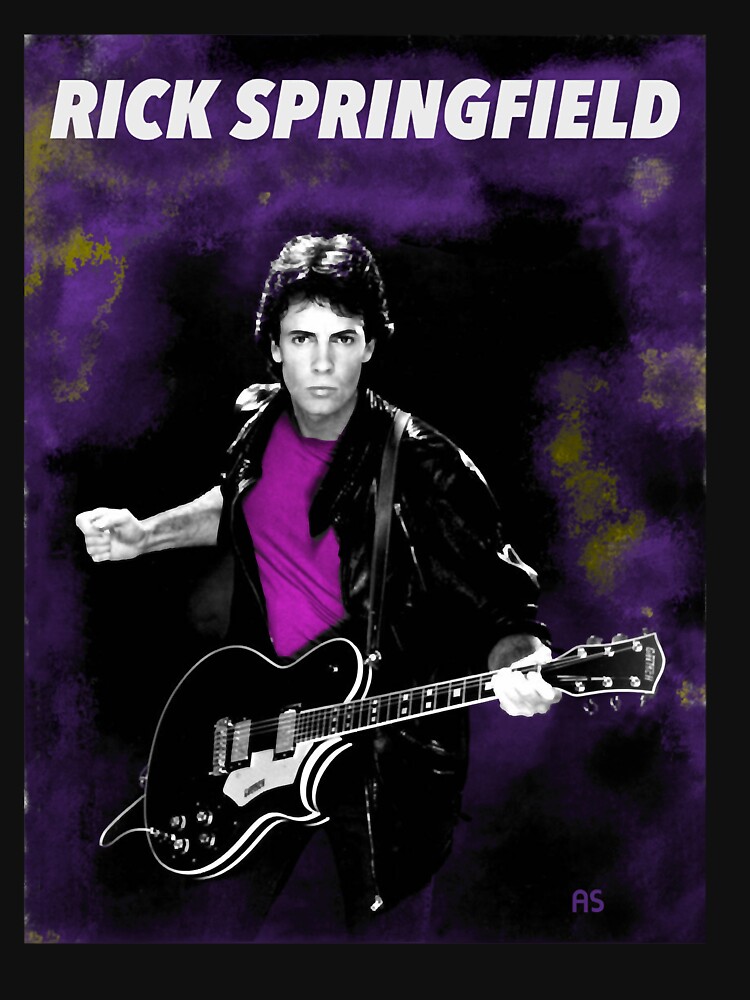 "Rick Springfield Tributes" Essential T-Shirt for Sale by CarolynLadee7 ...