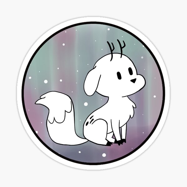 "Twig the Deerfox Side, Deer fox from Hilda " Sticker by ToddLong2345 ...