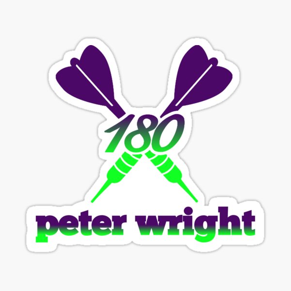 "peter wright darts 2022‑peter wright darts 180" Sticker for Sale by ...