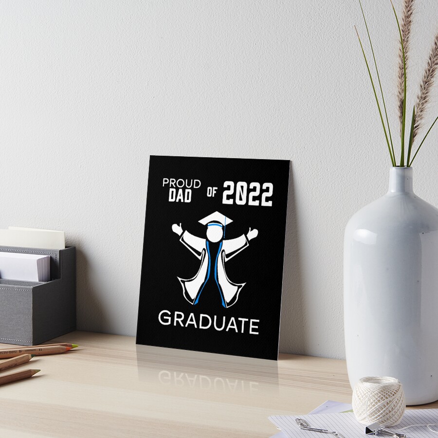 "Graduation Proud mom of 2022 blue B03" Art Board Print by HCreatives ...