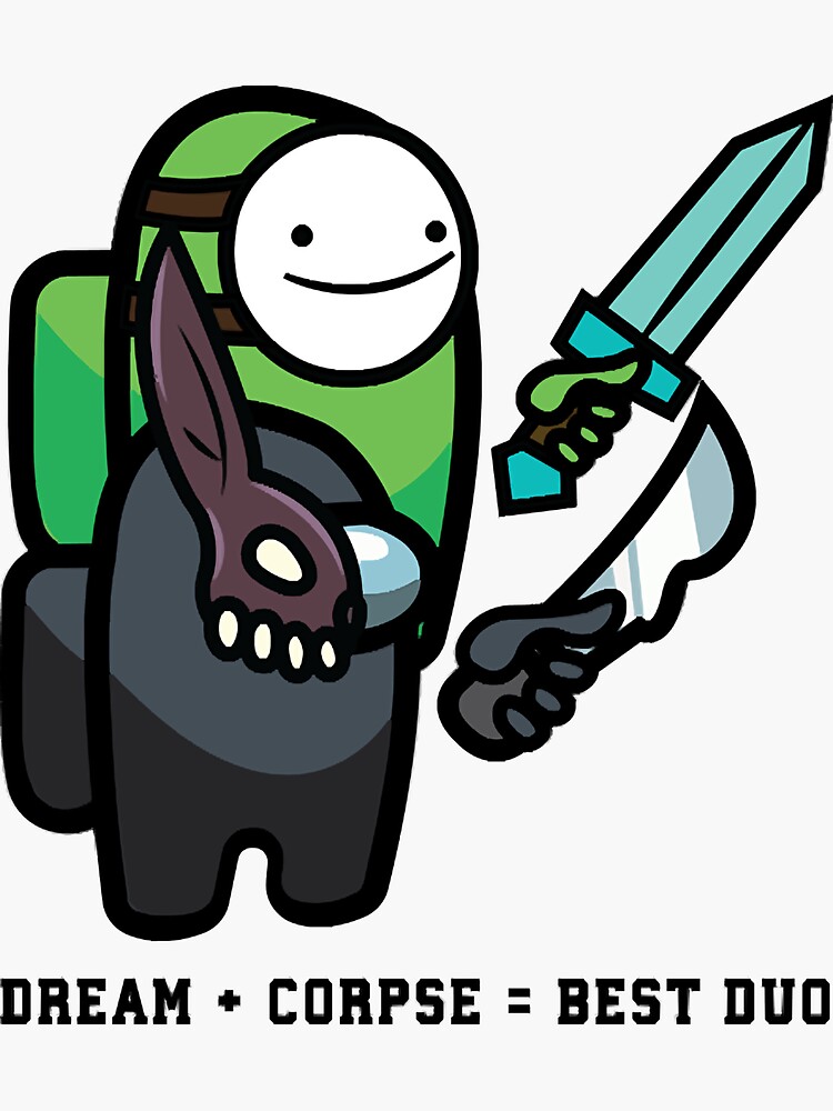 "Dream Smp Minecraft-Corpse Husband " Sticker by AnthonyHug8060 | Redbubble