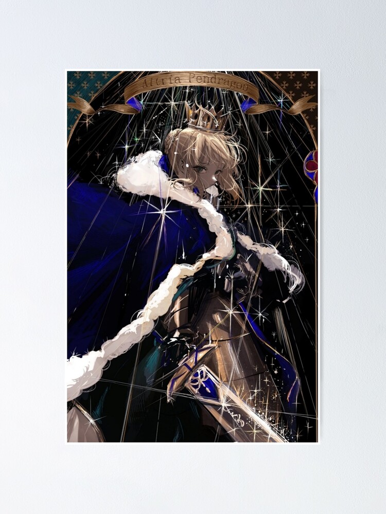 "Saber || Fate " Poster for Sale by AszaAri | Redbubble
