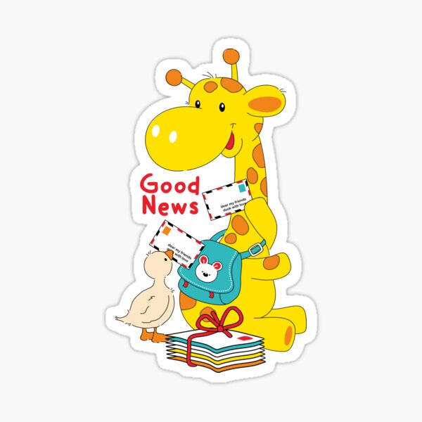 "Good News" Sticker by ItaChristanti | Redbubble