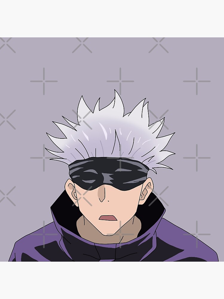 "Gojo Satoru surprised" Art Print for Sale by ThePlum-Palette | Redbubble