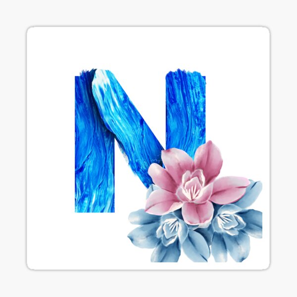 "Alphabet N" Sticker by UmmsWorld | Redbubble