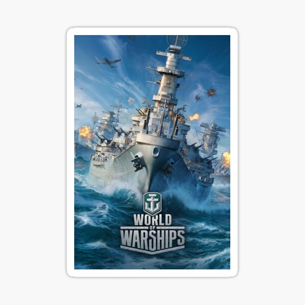 "world of warships" Sticker by shirleygracia | Redbubble