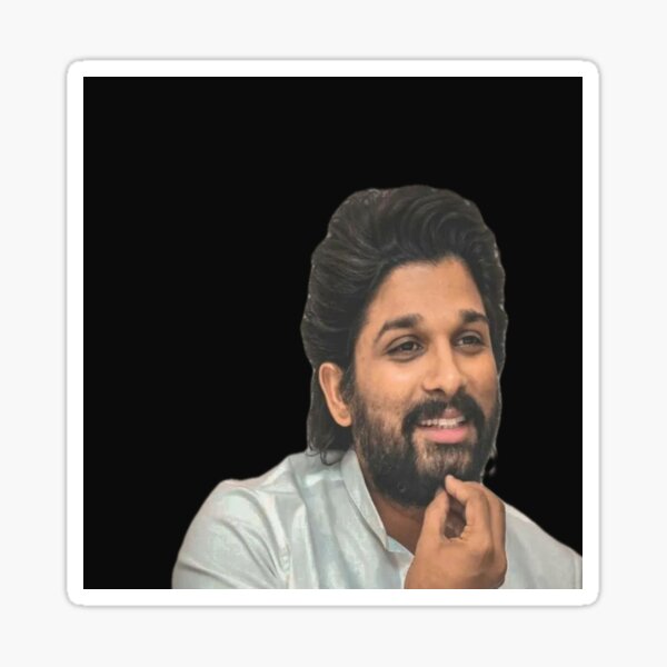 "pushpa Chiffon Top" Sticker for Sale by PunjabSts | Redbubble