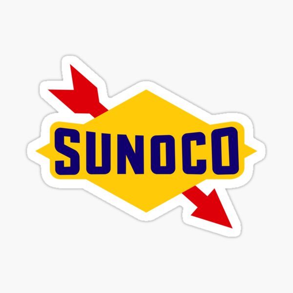 "Sunoco &Arrow& Sticker" Sticker for Sale by ananduqmunde | Redbubble