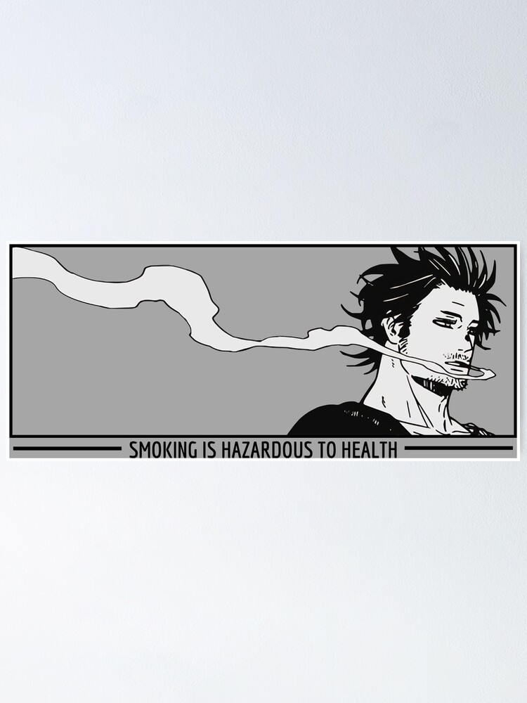 "Smoking Is Hazardous To Health, Black Clover, Yami Sukehiro #m26 ...