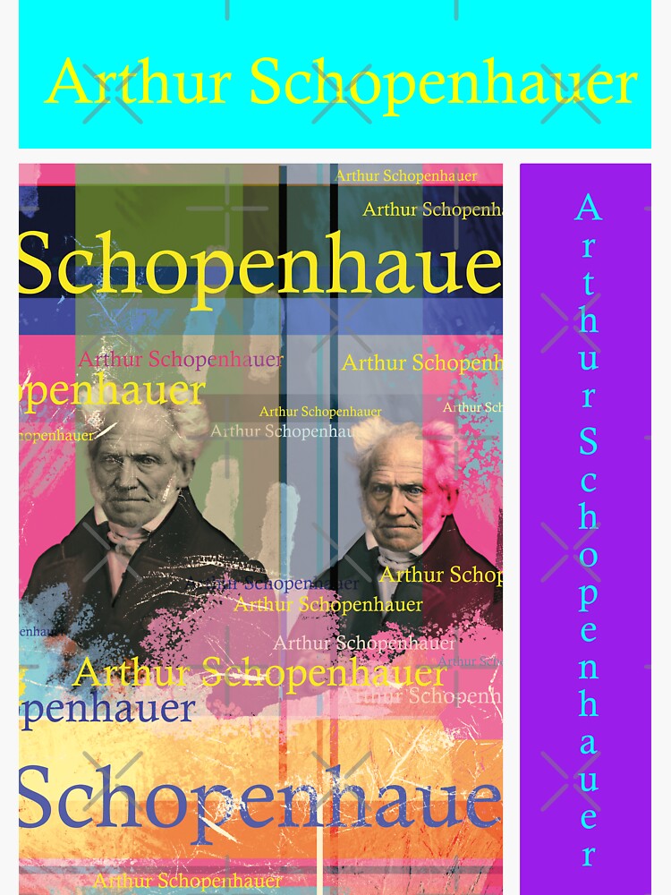 "Arthur Schopenhauer portrait, famous German philosopher, aesthetic ...