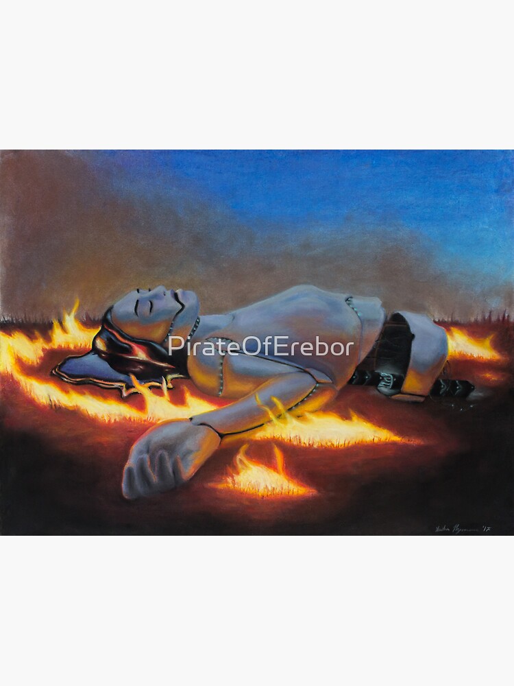 "Death Of An Android" Sticker for Sale by PirateOfErebor | Redbubble