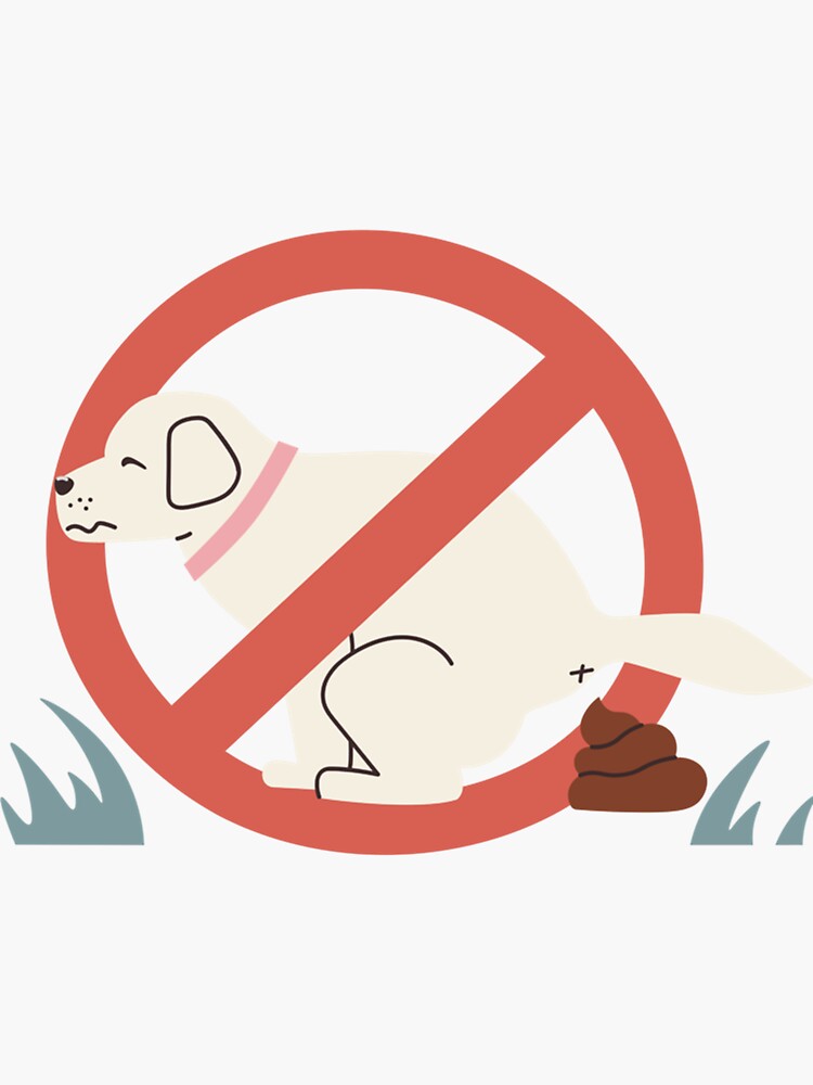 "Dogs pooping " Sticker by Samedhightlangs | Redbubble