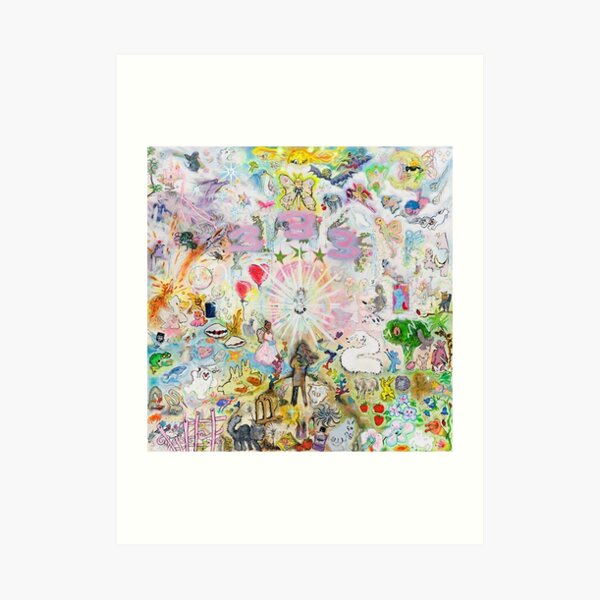 "333 bladee album cover" Art Print for Sale by combsalan | Redbubble