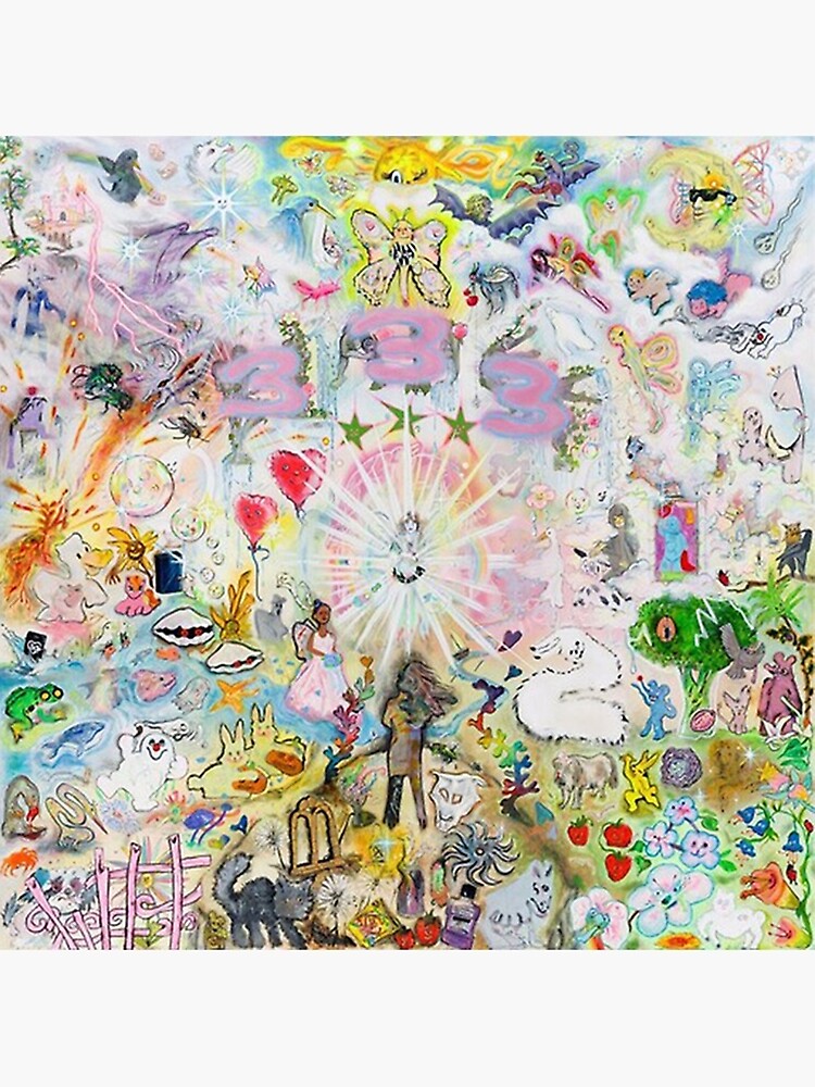 "333 bladee album cover" Art Print for Sale by combsalan | Redbubble