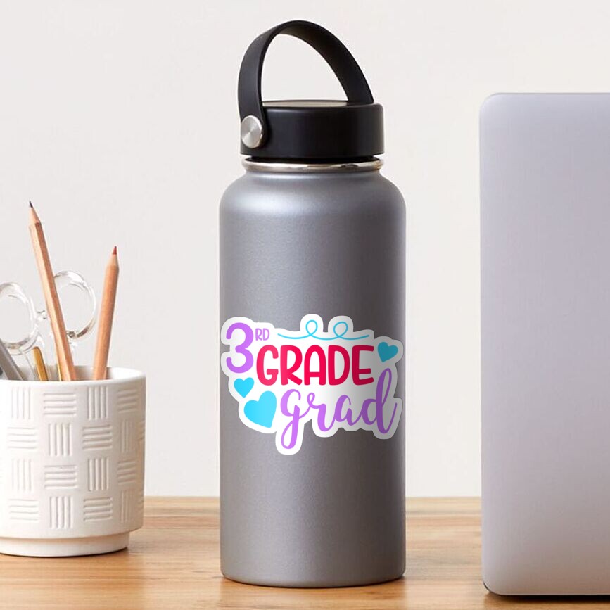 "3rd Grade" Sticker by K-ARO | Redbubble