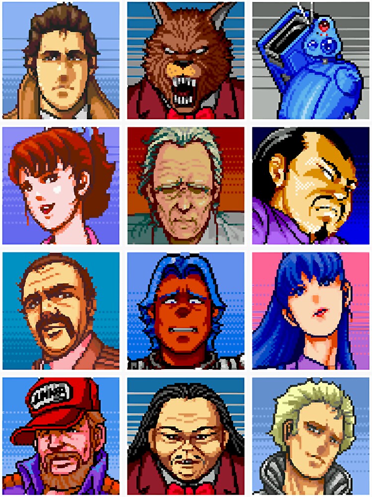 "Snatcher Portraits " Sticker by JohnPerez3373 | Redbubble
