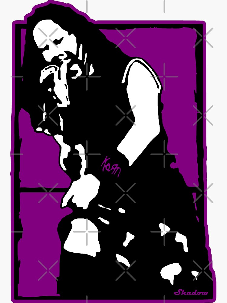 "Jonathan Davis" Sticker by ShadowTShirt | Redbubble