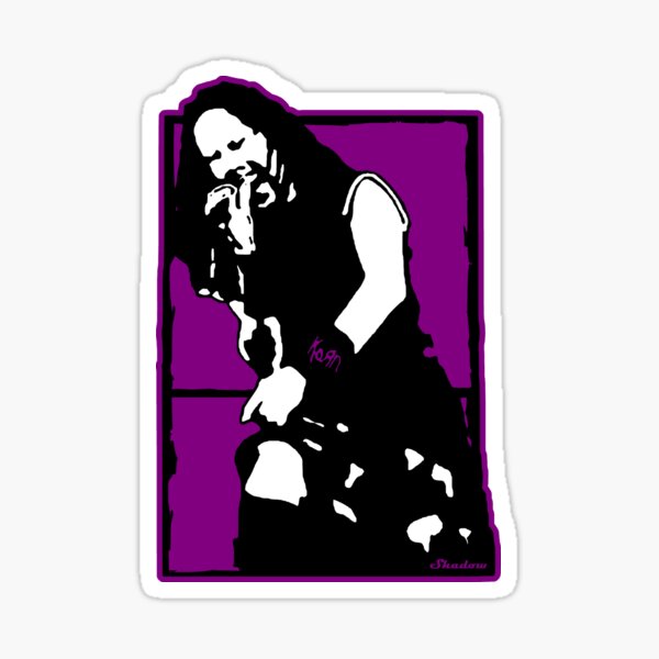 "Jonathan Davis" Sticker by ShadowTShirt | Redbubble