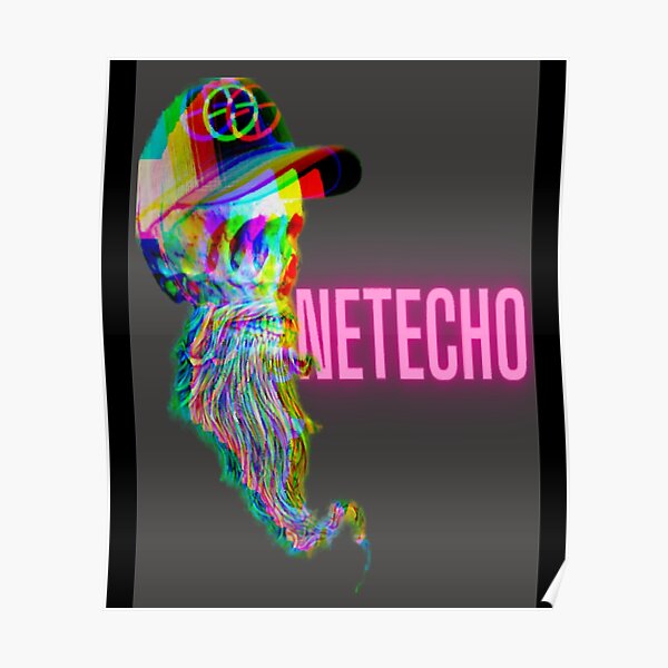 Póster «Cráneo Trippy de Netecho» de Connie-Kunkle | Redbubble
