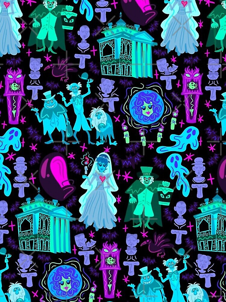 "Haunted Mansion " Sticker by virginiaruble | Redbubble