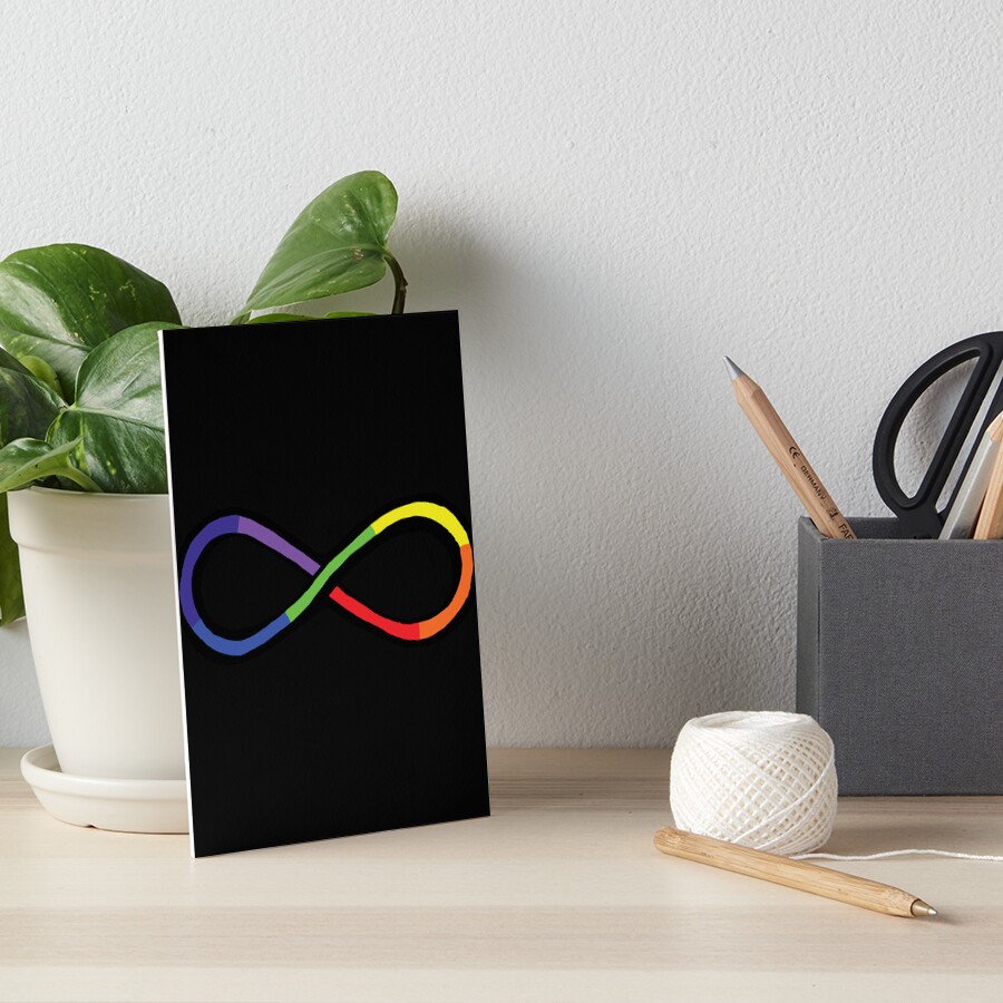 Lámina Rígida «símbolo Del Infinito Del Arco Iris De Aceptación Del