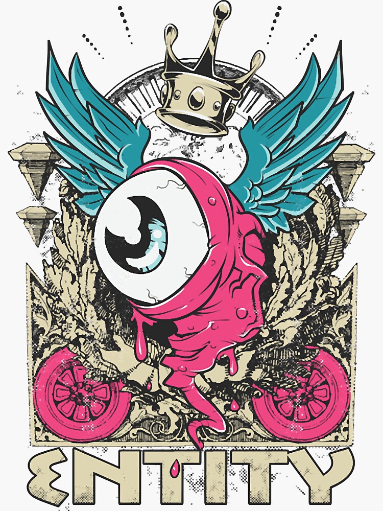 "Monster Entity" Sticker by HowardRabbi | Redbubble