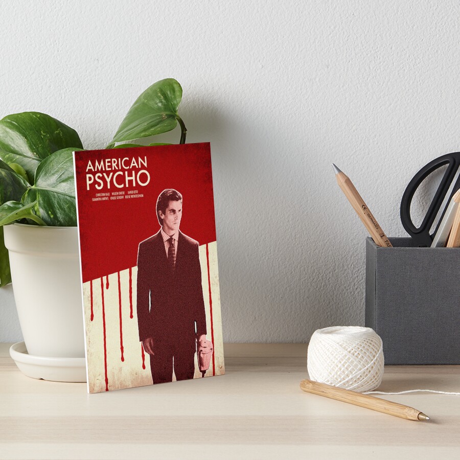 "american psycho" Art Board Print by lisfestyle | Redbubble